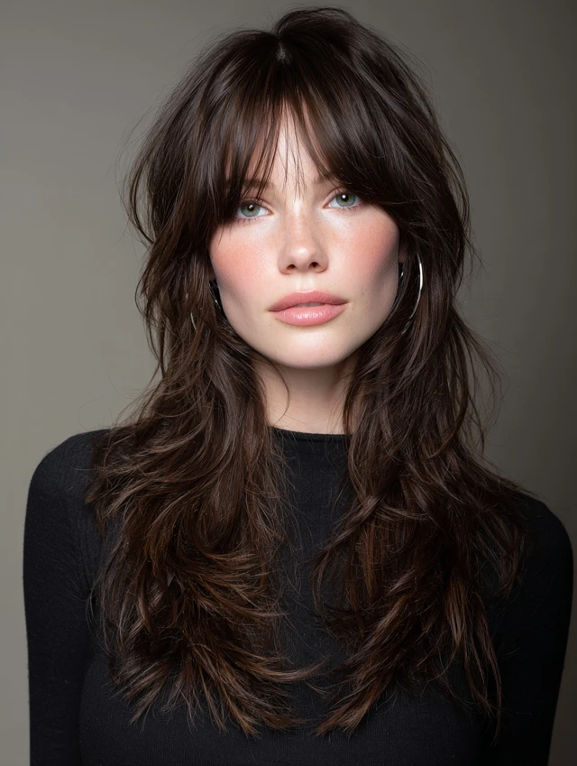 Chic Long Hairstyles With Face-Framing Layers That Flatter Everyone
