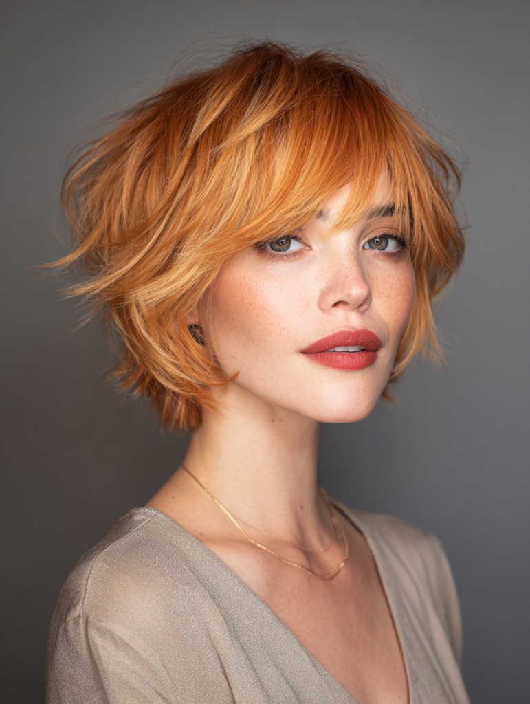 Short Layered Bob With Bangs That Feels Fresh and Wearable