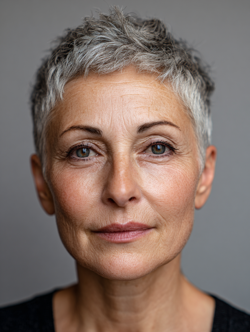 Pixie Haircuts for Round Faces Over 50 That Create a Slimming Shape